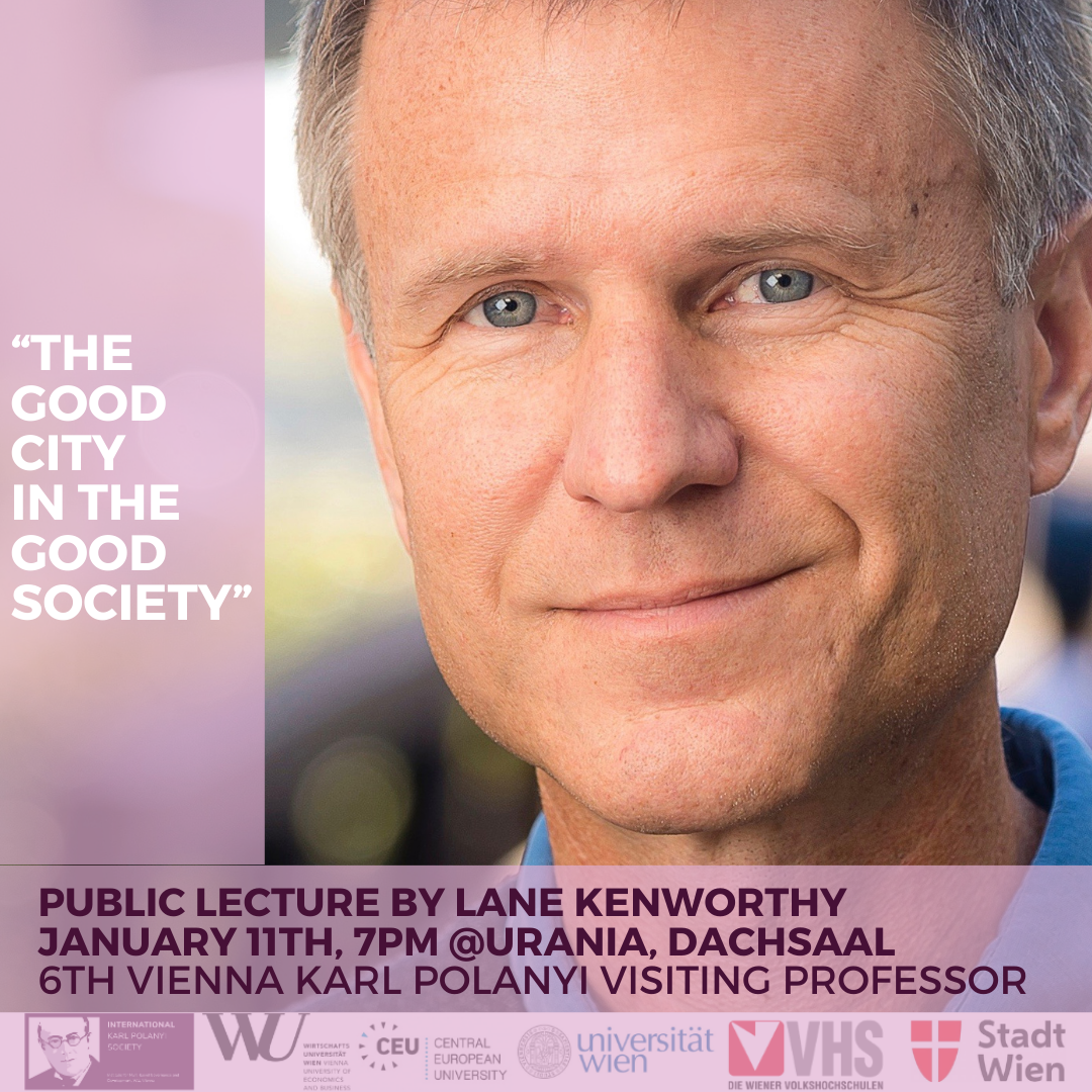 Public Lecture by 6th Vienna Karl Polanyi Visiting Professor Lane ...